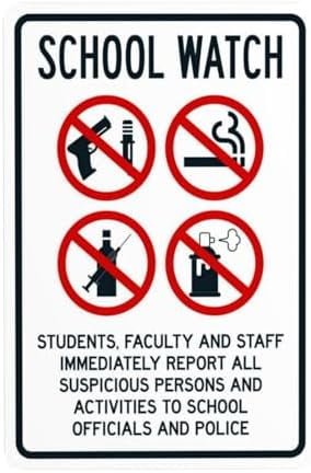 School Watch Students Faculty And Staff Immediately Report All ...