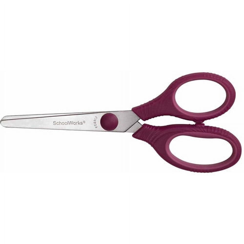 School Works Squishgrip 5" Kids Scissors, Blunt - Walmart.com