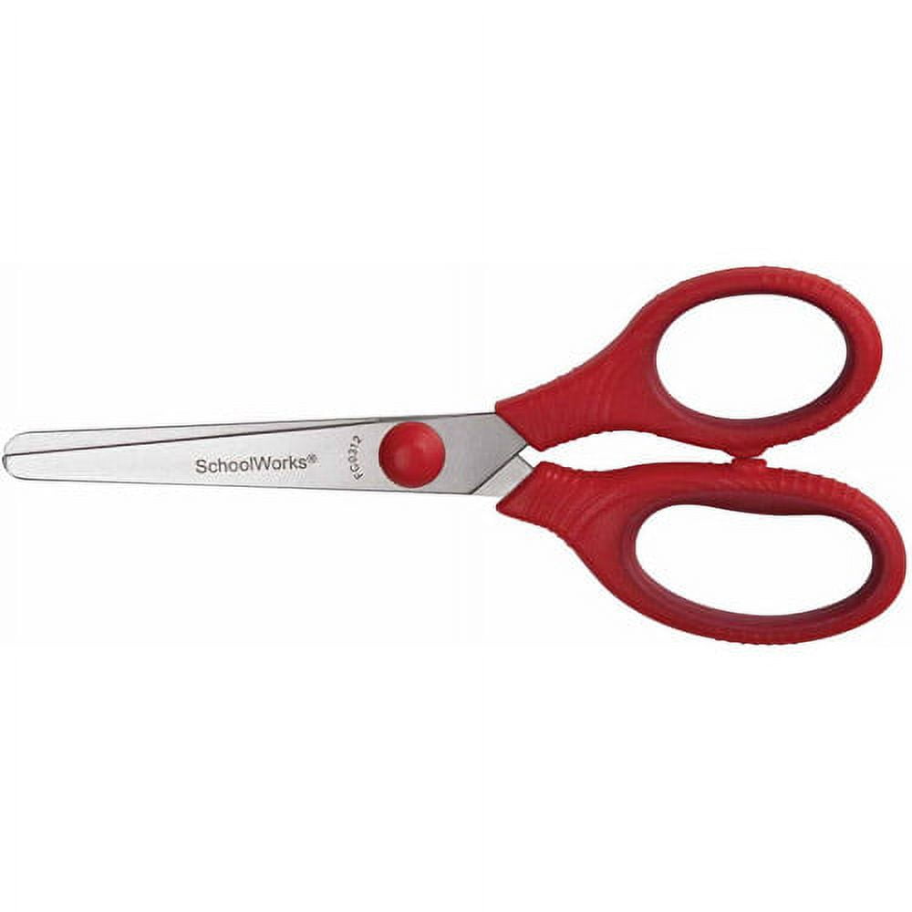 School Works Squishgrip 5" Kids Scissors, Blunt - Walmart.com