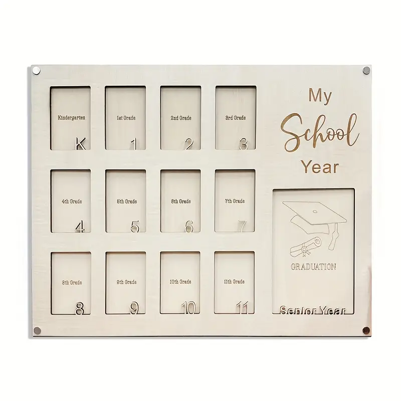 School Years Photo Frame, Graduation School Picture Frame, Back To ...