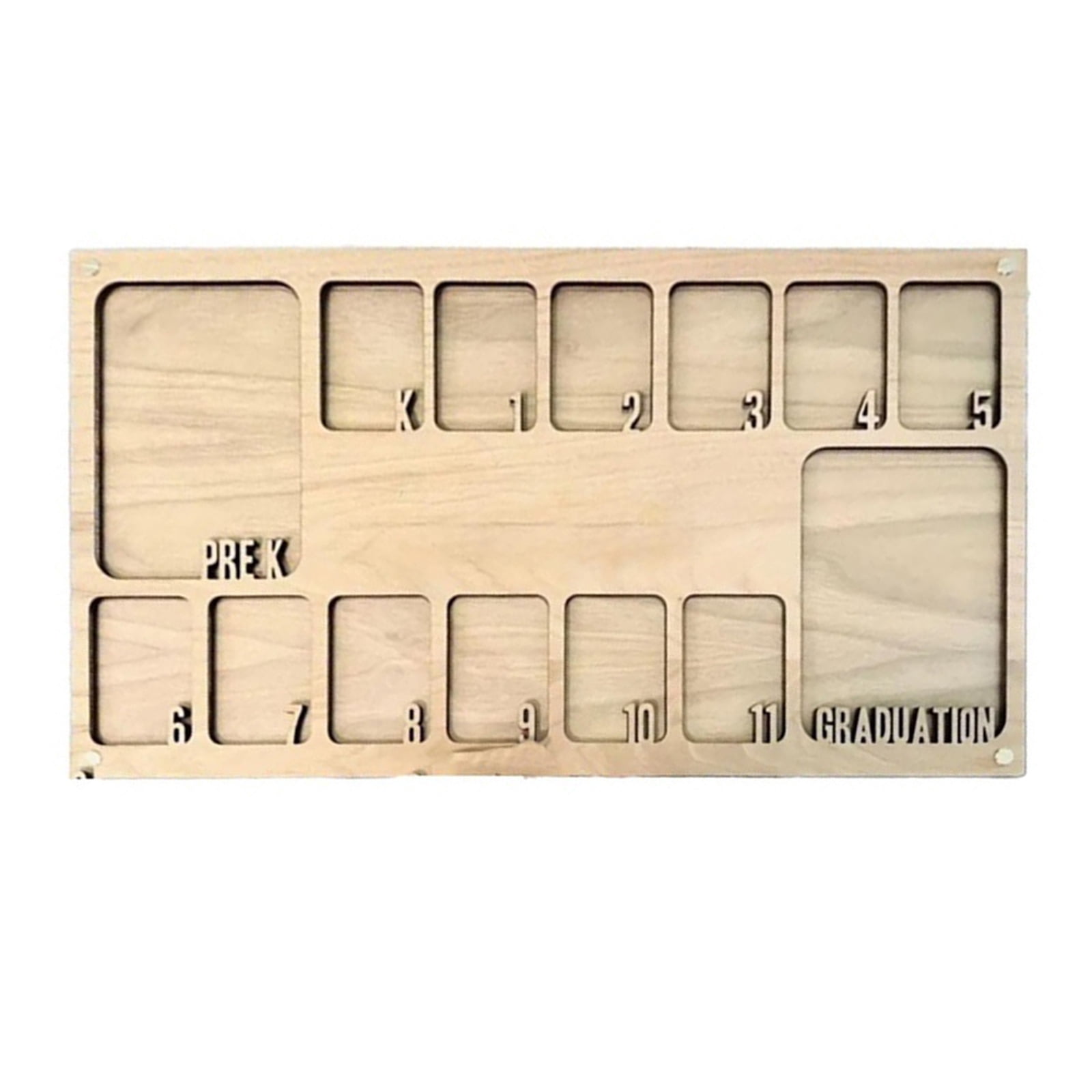 School Years Photo Picture Frame Pre-K to 12 Personalizing Wooden ...
