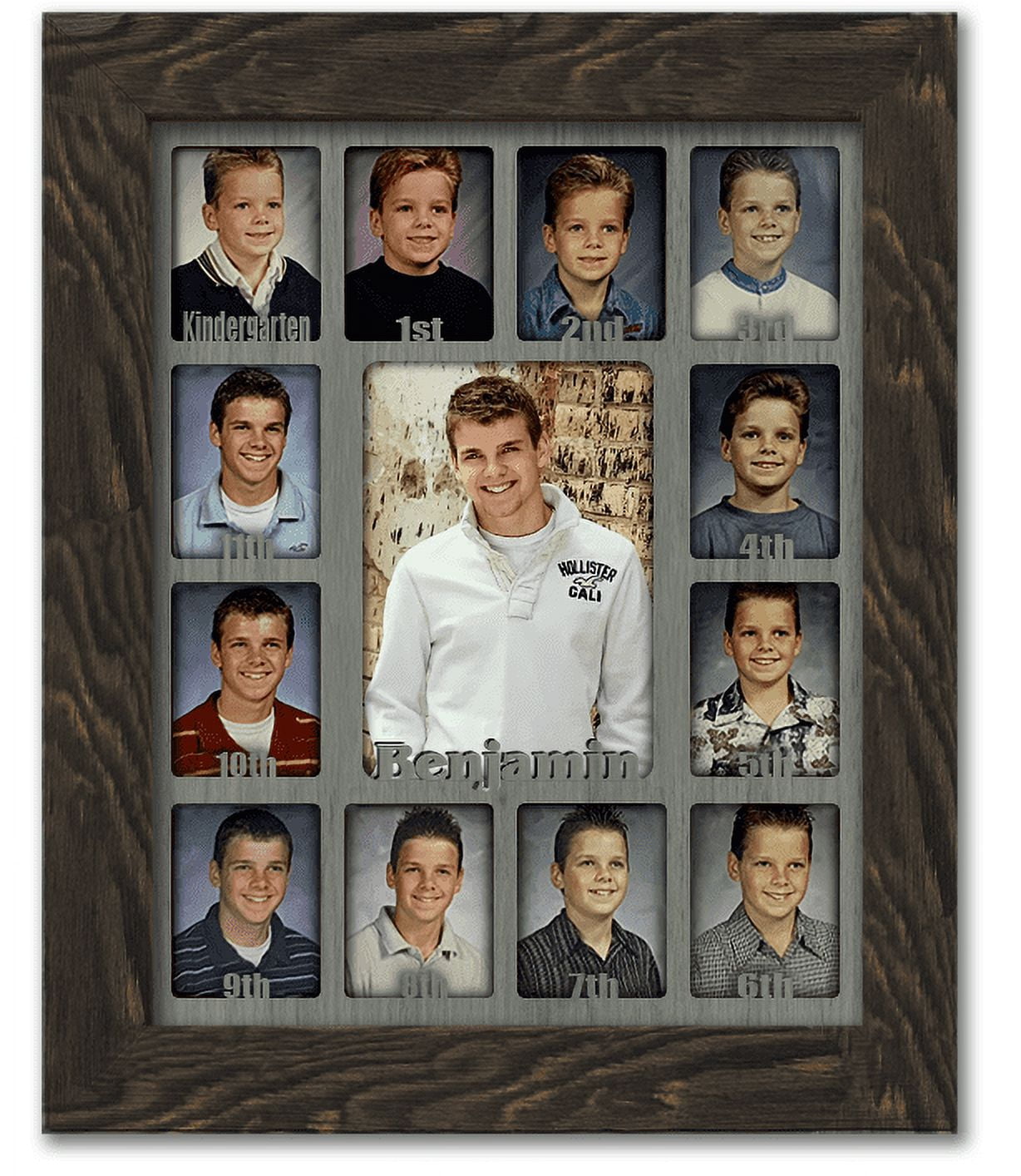 School Years Picture Frame Collage - Clockwise - 11x14 - Walmart.com
