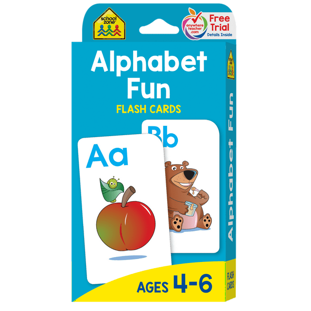 School Zone Alphabet Fun Flash Cards - Walmart.com