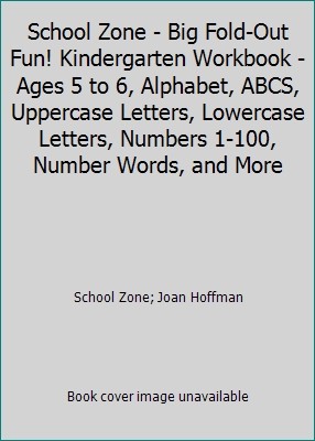 Pre-Owned School Zone - Big Fold-Out Fun! Kindergarten Workbook - Ages ...