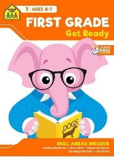School Zone First Grade Get Ready Workbook (Walmart Exclusive ...