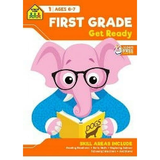 School Zone First Grade Get Ready Workbook (Walmart Exclusive ...