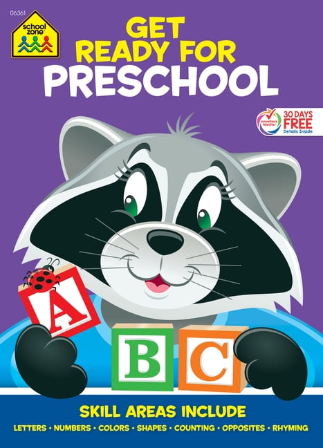 School Zone Get Ready for Preschool Workbook - Walmart.com