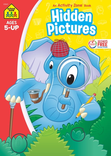 School Zone Hidden Pictures 96-Page Workbook - Walmart.com
