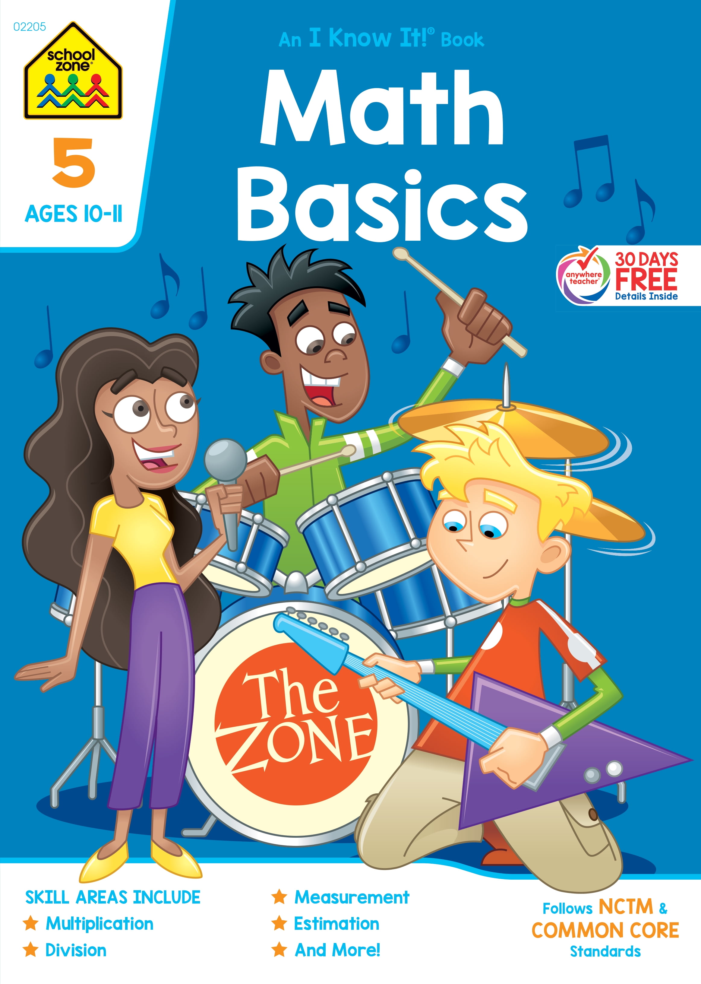 School Zone Math Basics Workbook - Grade 5 - Walmart.com