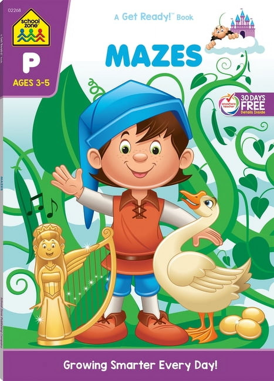 School Zone Mazes Workbook - Walmart.com