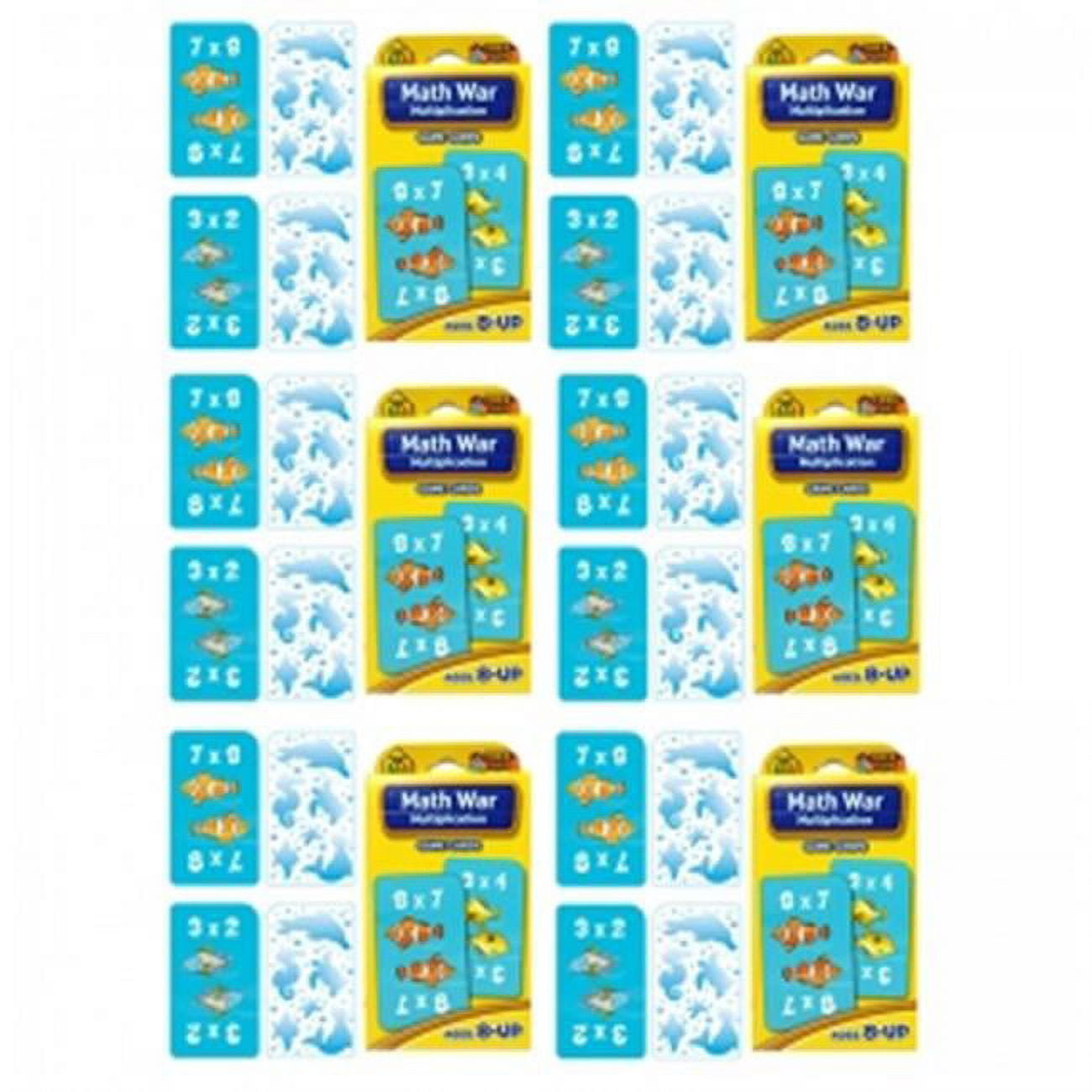 School Zone Publishing SZP05032BN Math War Multiplication Game Cards ...