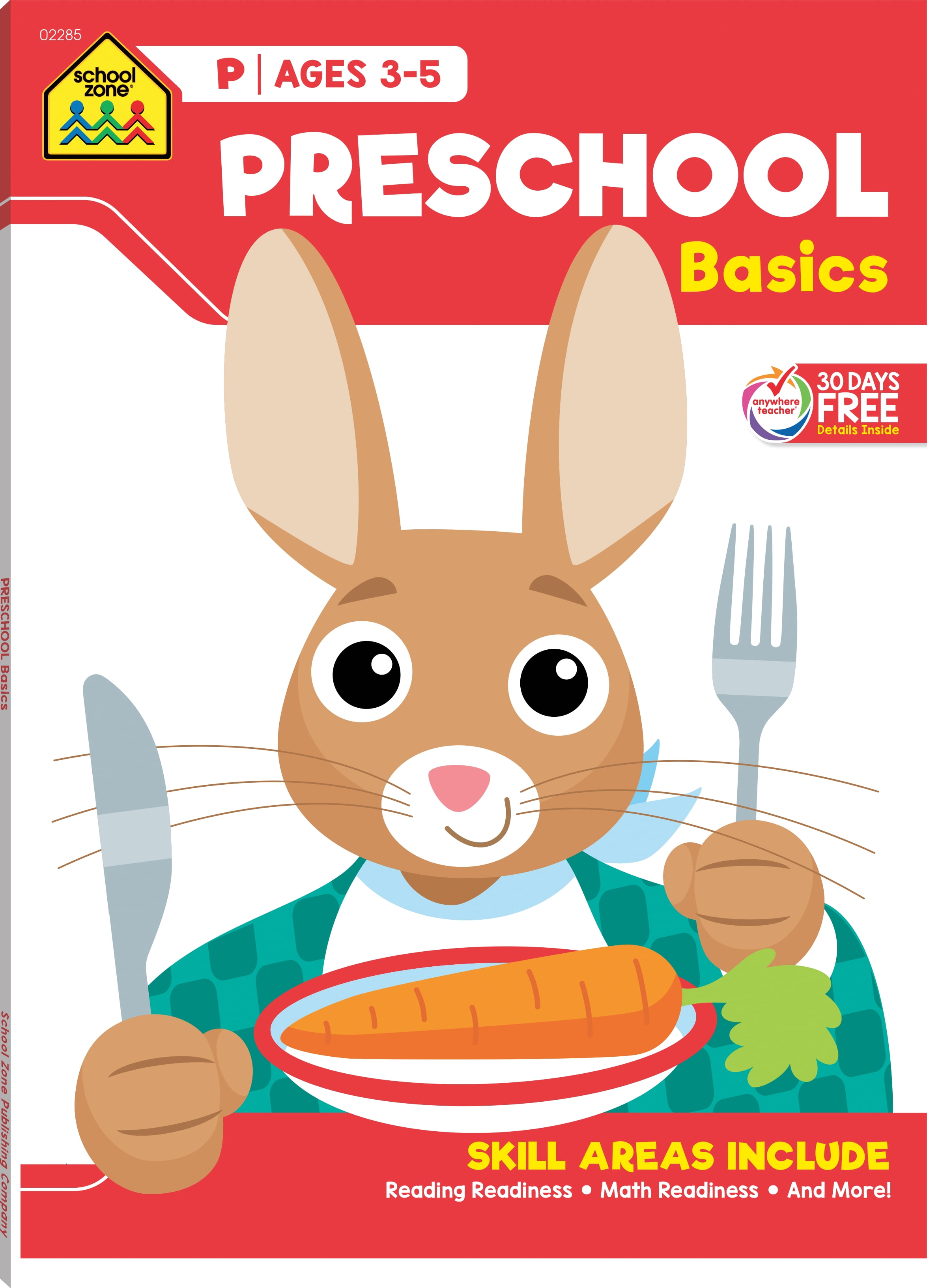School Zone First Grade Get Ready Workbook (Walmart Exclusive ...