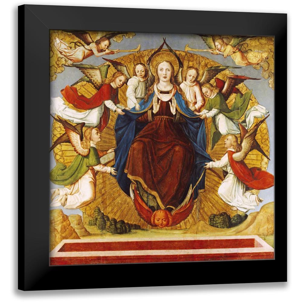 School of Avignon 12x12 Black Modern Framed Museum Art Print Titled ...