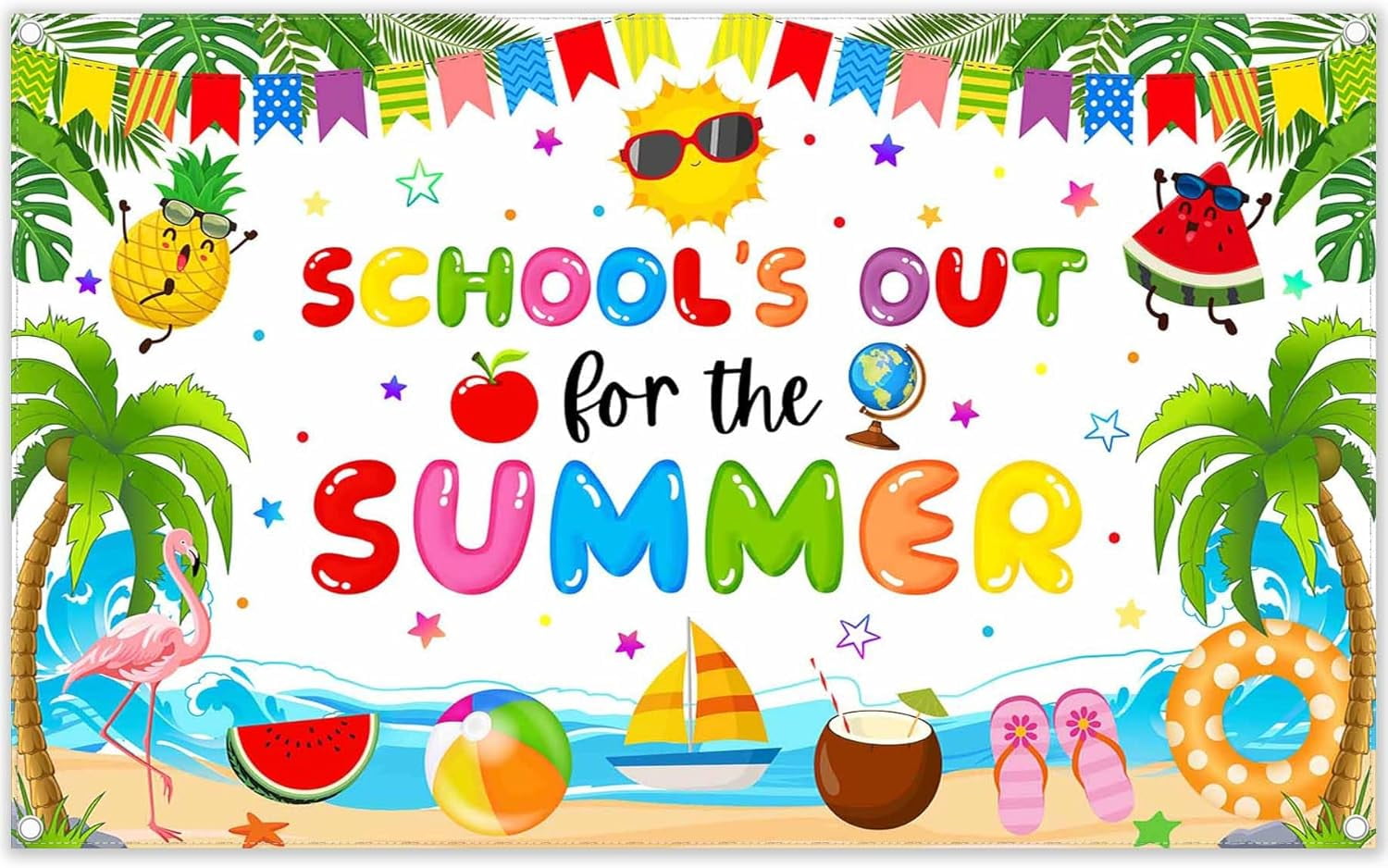 School’s Out for The Summer Beautiful Backdrop End of School Year ...