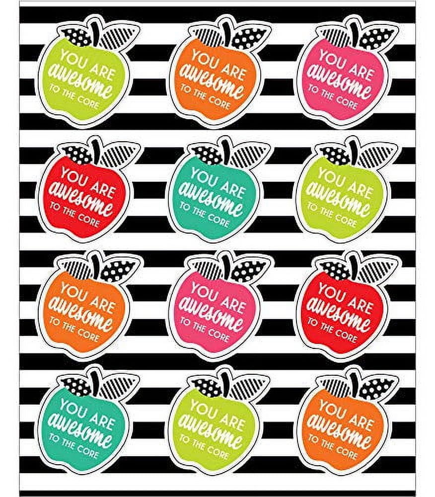 Schoolgirl Style Black White And Stylish Brights Motivational Sticker