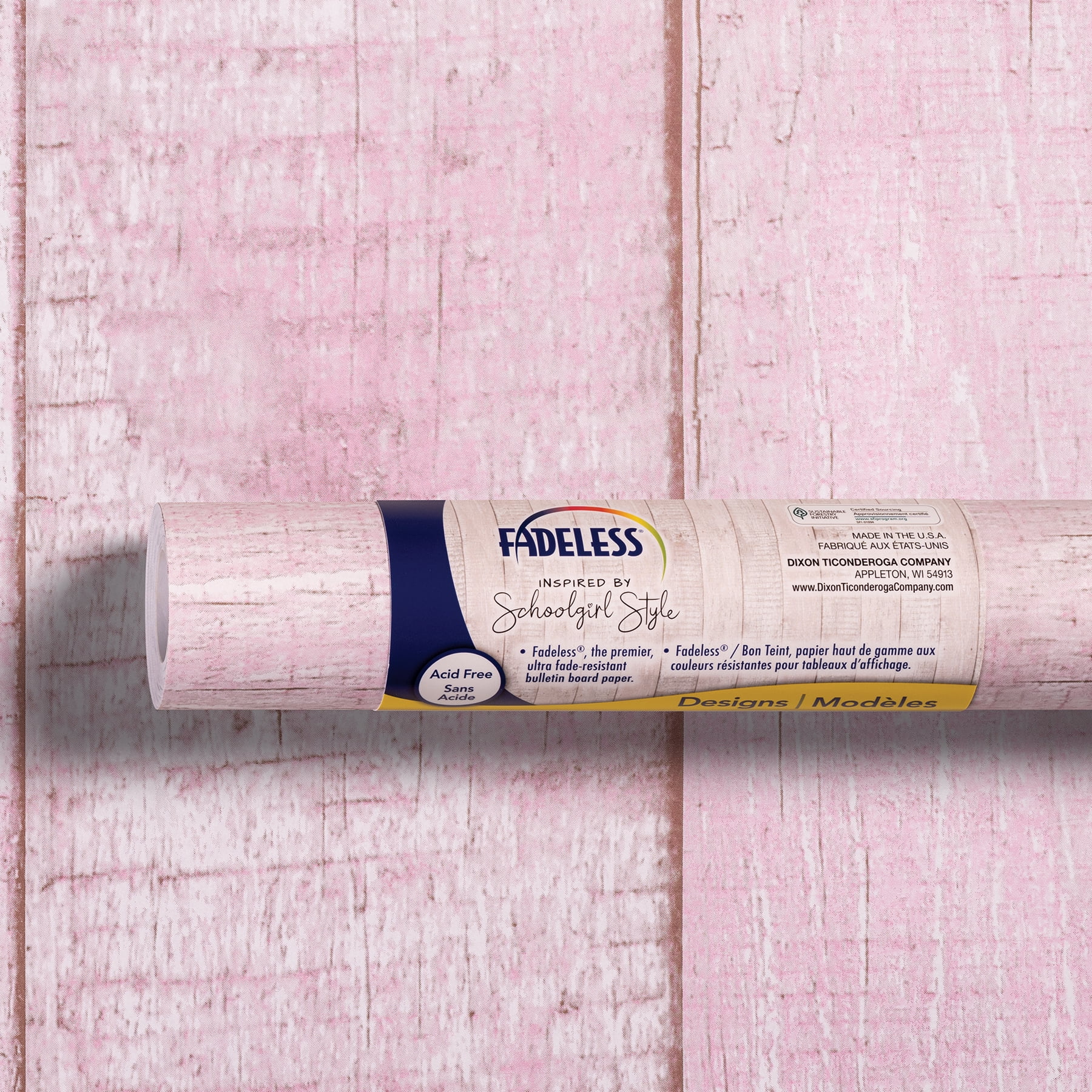 Fadeless Schoolgirl Style Bulletin Board Paper, 48" x 50', Southern ...