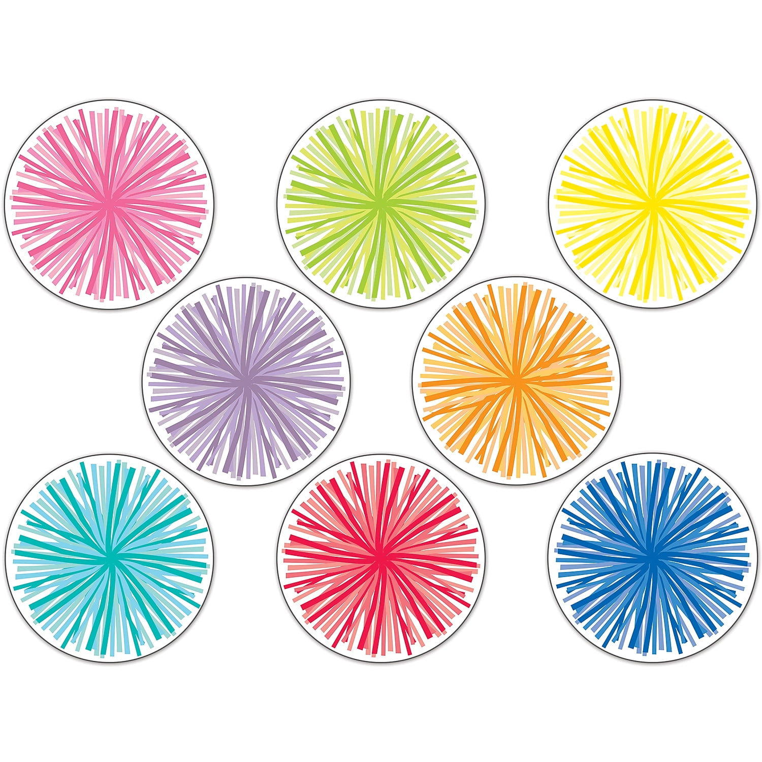 Schoolgirl Style - Hello Sunshine | Poms Colorful Cut-Outs, Classroom ...