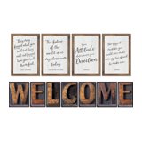 Schoolgirl Style Industrial Chic Welcome Bulletin Board Set, 11 Pieces ...