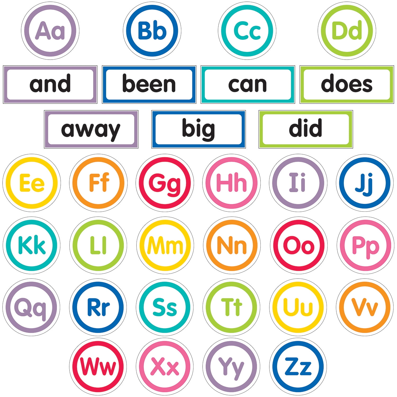 Schoolgirl Style Just Teach Bulletin Board Set, Word Wall, Pre-K ...