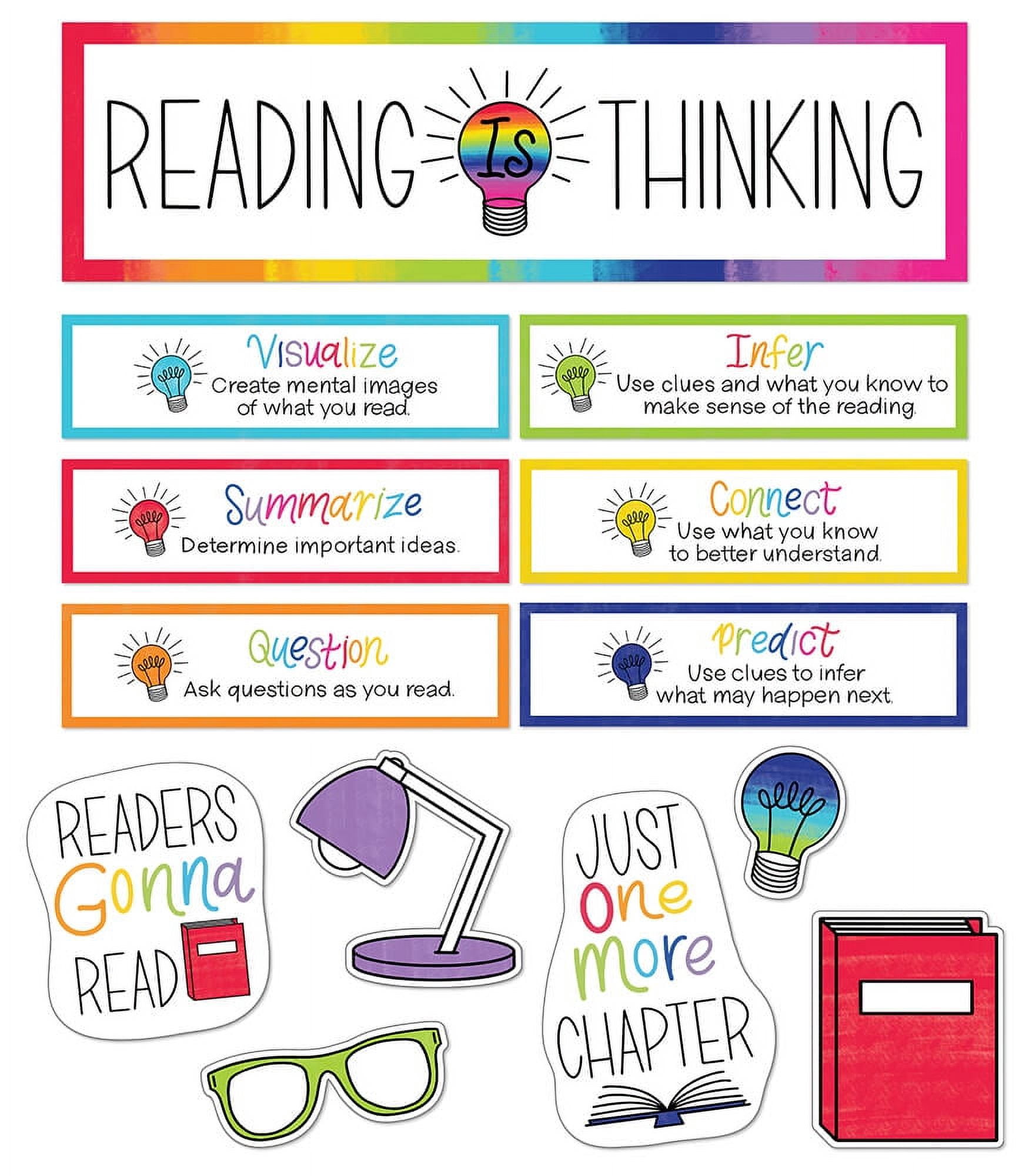 Schoolgirl Style Reading Is Thinking 31 pieces - Walmart.com
