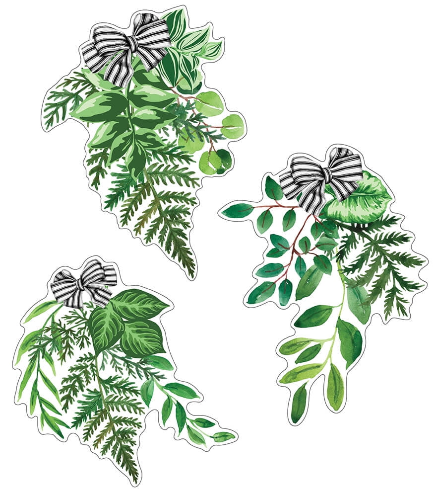Schoolgirl Style Simply Boho Greenery Cutouts (12) - Walmart.com