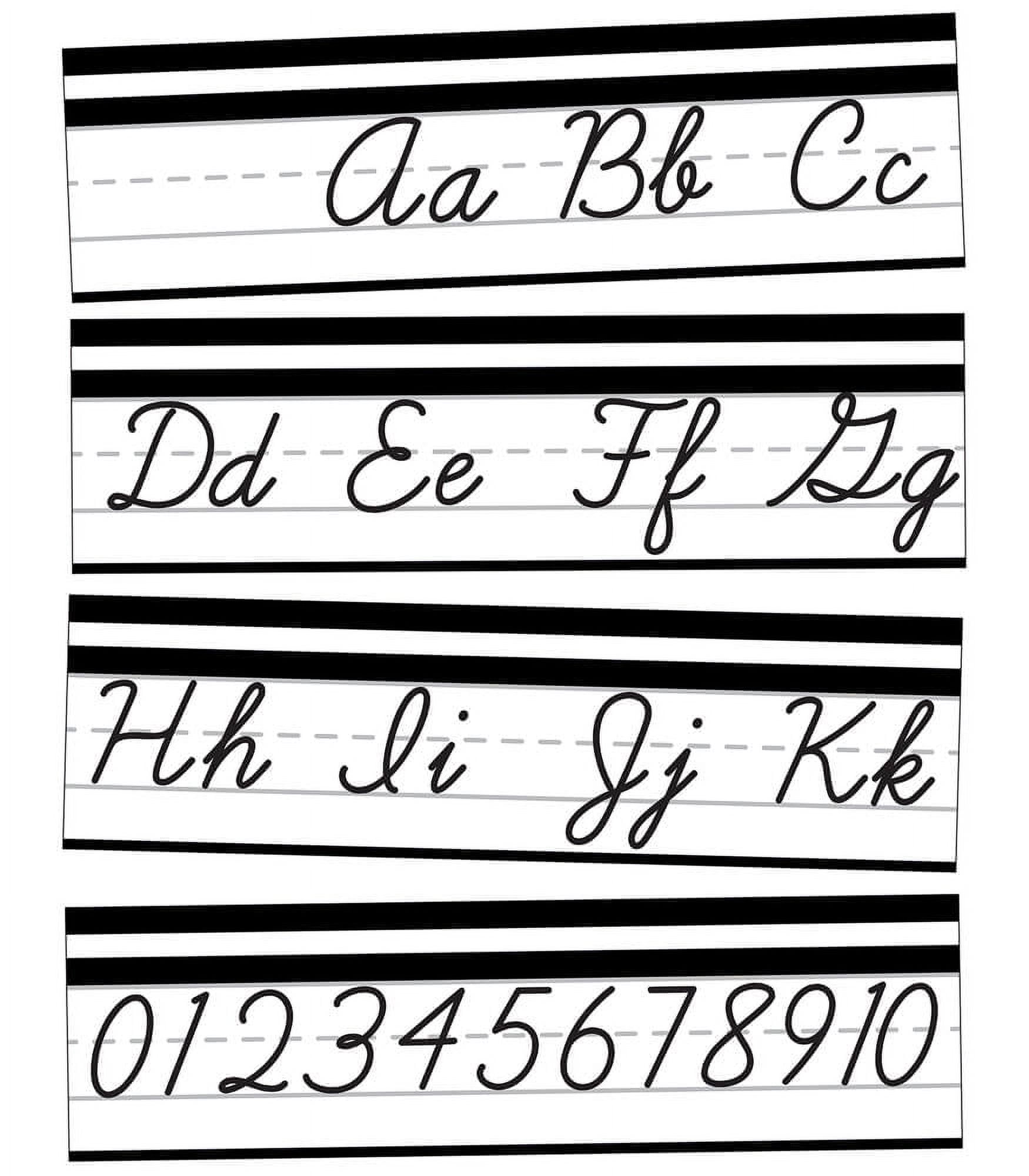Schoolgirl Style Simply Stylish Alphabet Line: Cursive Mini Bulletin ...