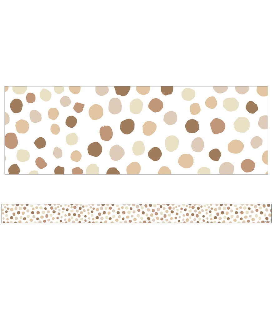 Schoolgirl Style Simply Stylish Natural Polka Dots Straight Bulletin ...