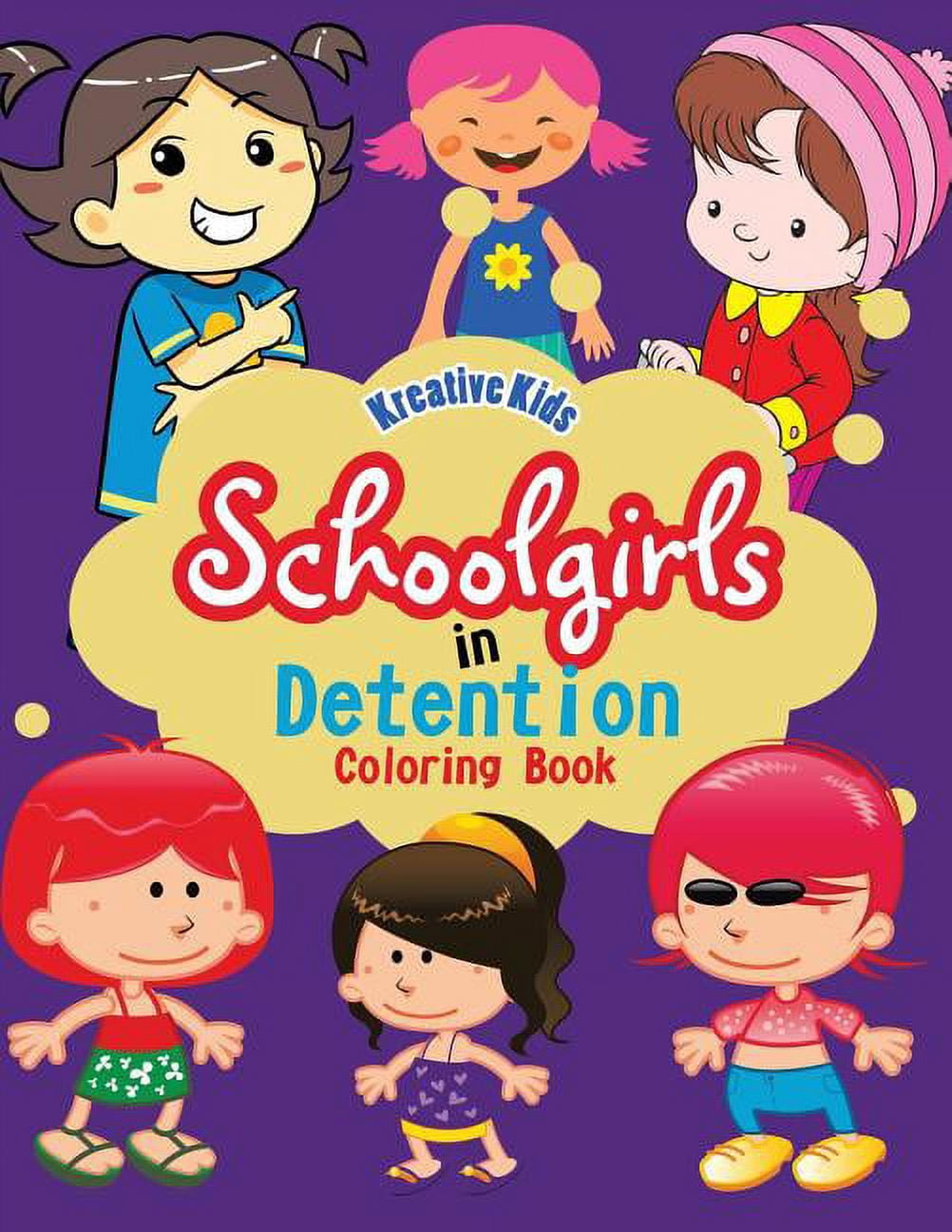 Schoolgirls in Detention Coloring Book (Paperback) - Walmart.com