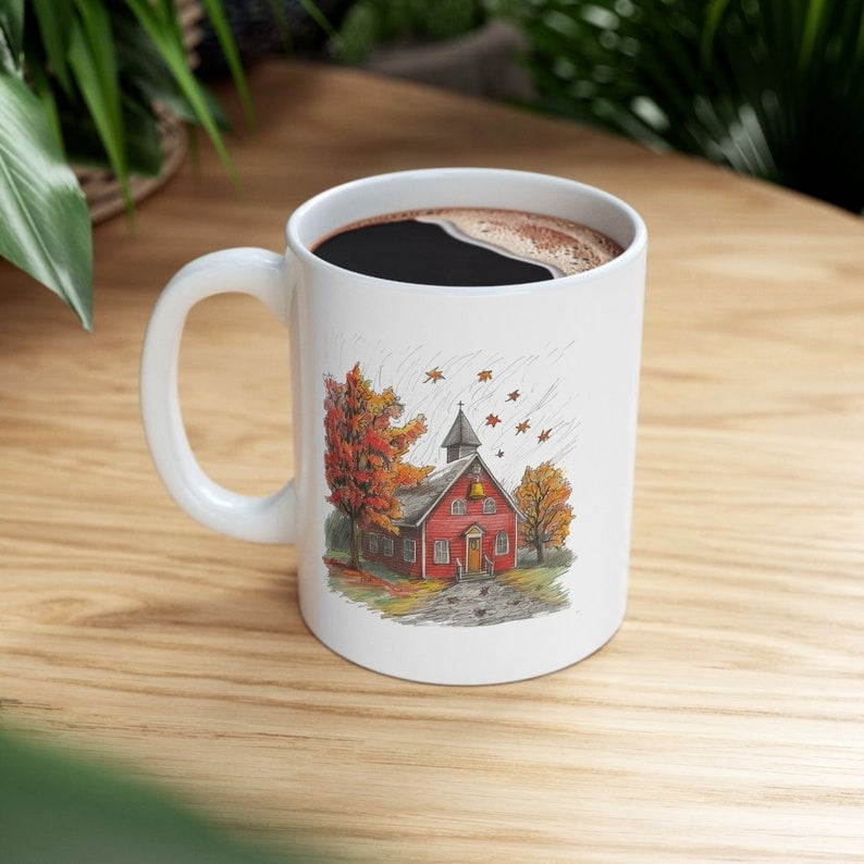 Schoolhouse Back to School Mug, Double-Sided Teacher Gift - Walmart.com