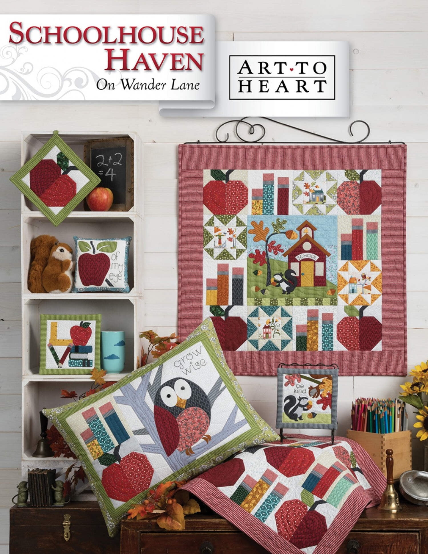 Schoolhouse Haven on Wander Lane Quilt Pattern (September - Block 9) by ...