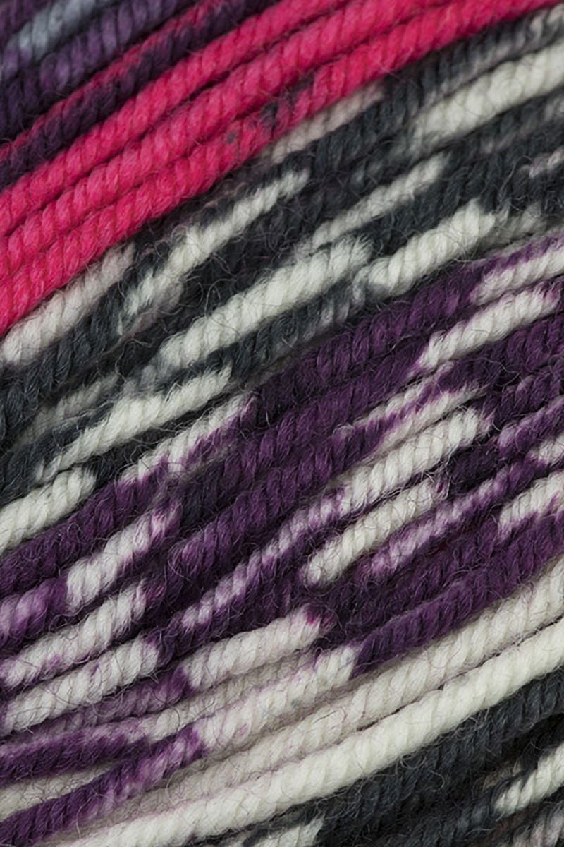 Schoppel Wolle - Ambiente/Lifestyle Knitting Yarn - Hot Pink Plum Grey ...