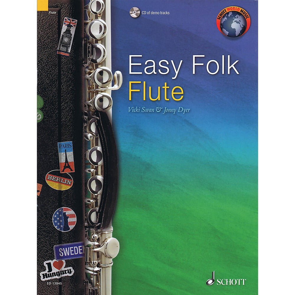Schott Easy Folk Flute (51 Pieces) Woodwind Solo Series Softcover with ...