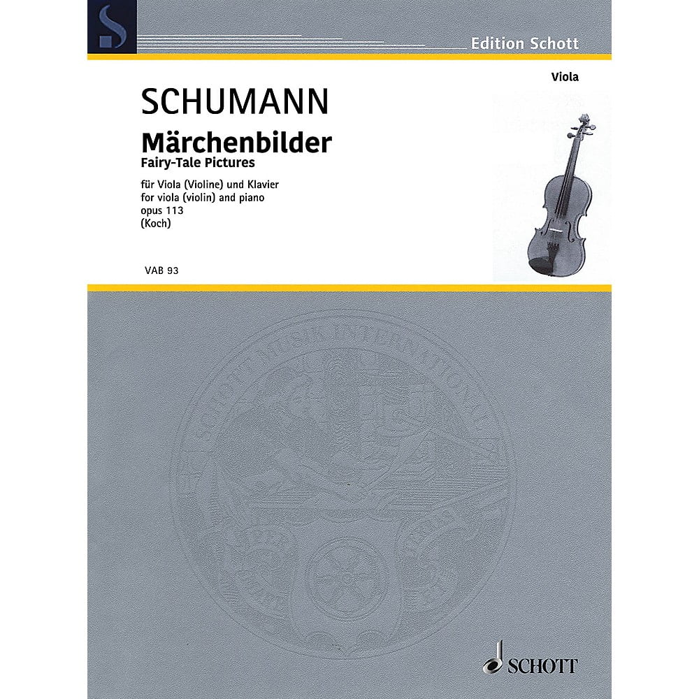 Schott Fairy-Tale Pictures, Op. 113 Viola and Piano - String Solo ...