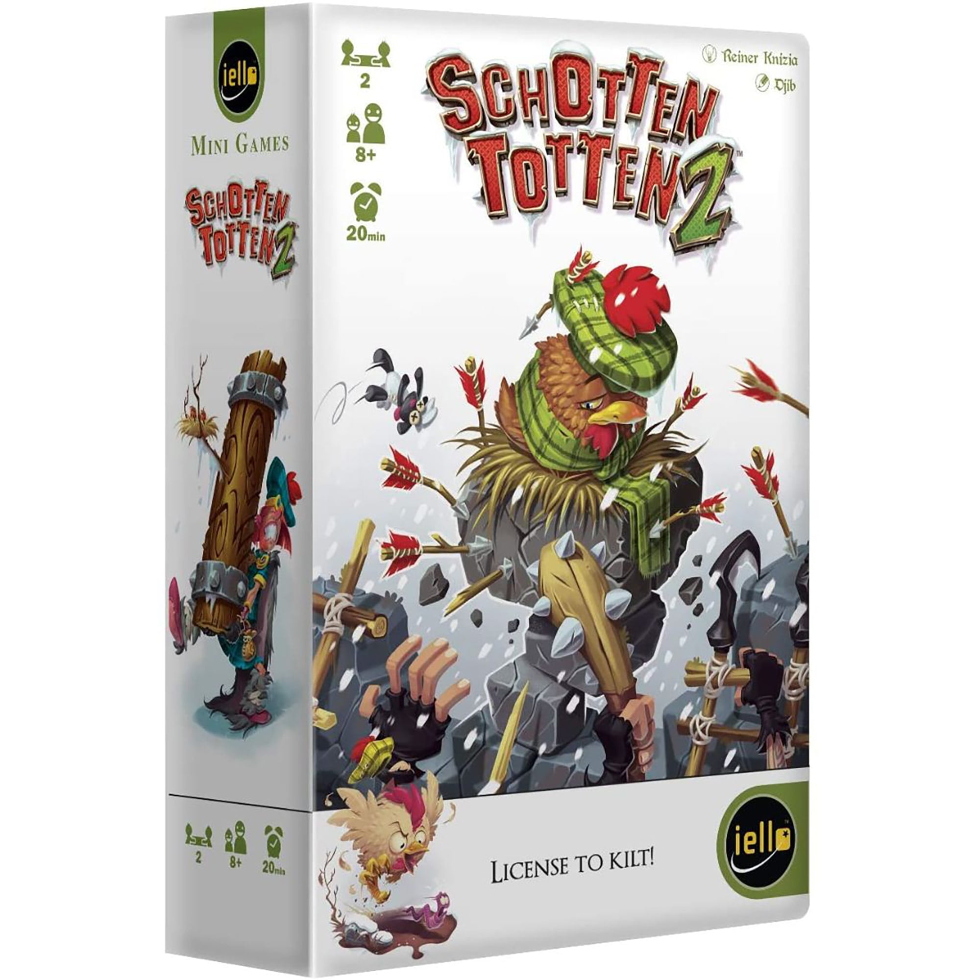 Schotten Totten 2 - IELLO Board Game, Family, Ages 8+, 2 Players, 20 ...