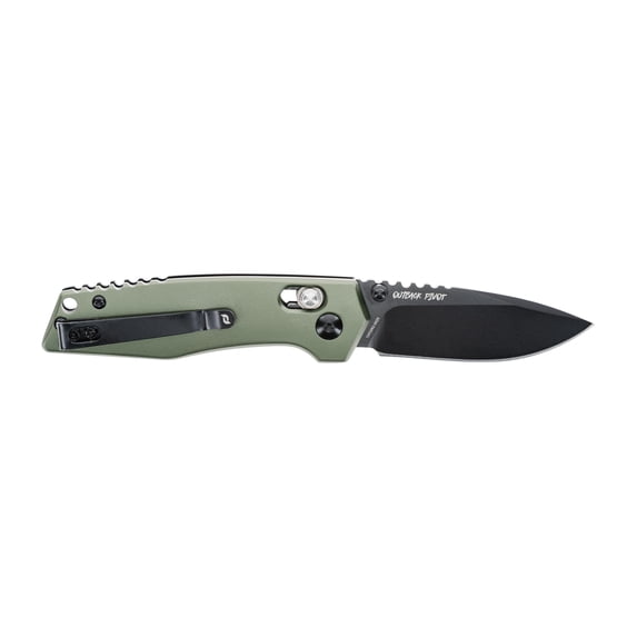 Schrade Outback Pivot Lock Folder Aus-8 Stainless Steel Blade, Black ...