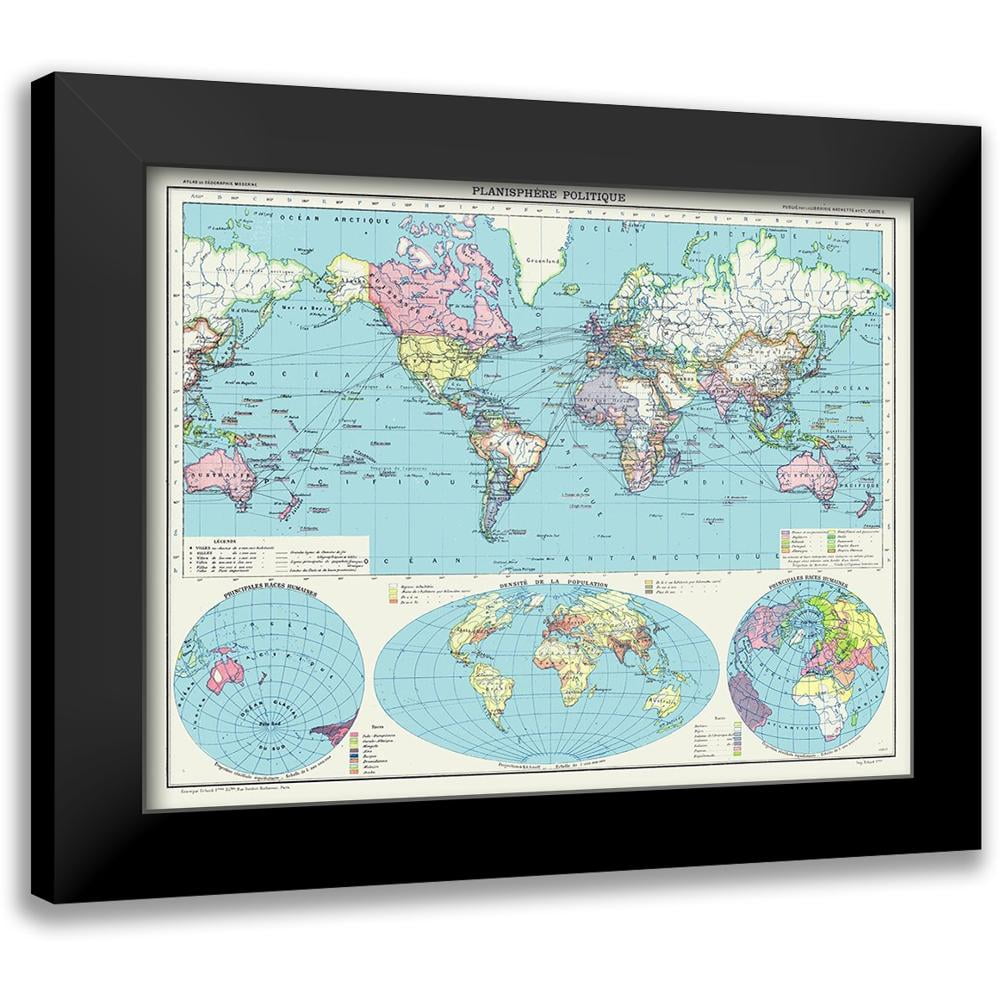 Schrader 24x19 Black Modern Framed Museum Art Print Titled - Political ...