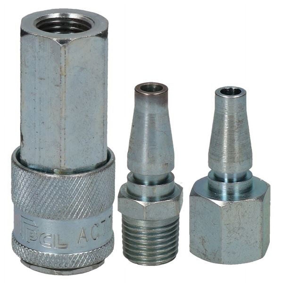 Schrader Profile 17 Series Female Coupler 1/4" BSP Female Thread & Male ...