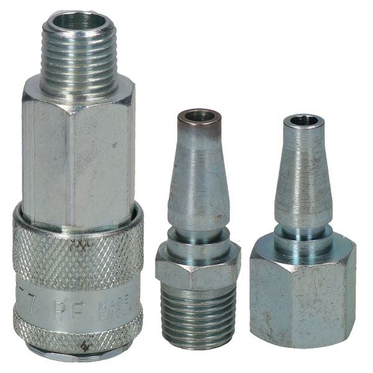 Schrader Profile 17 Series Female Coupler 1/4" BSP Male Thread & Male ...