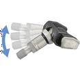 Schrader Programmable TPMS EZ-sensor with Adjutable Aluminum Clamp-in Valve and Aluminum Nut ...