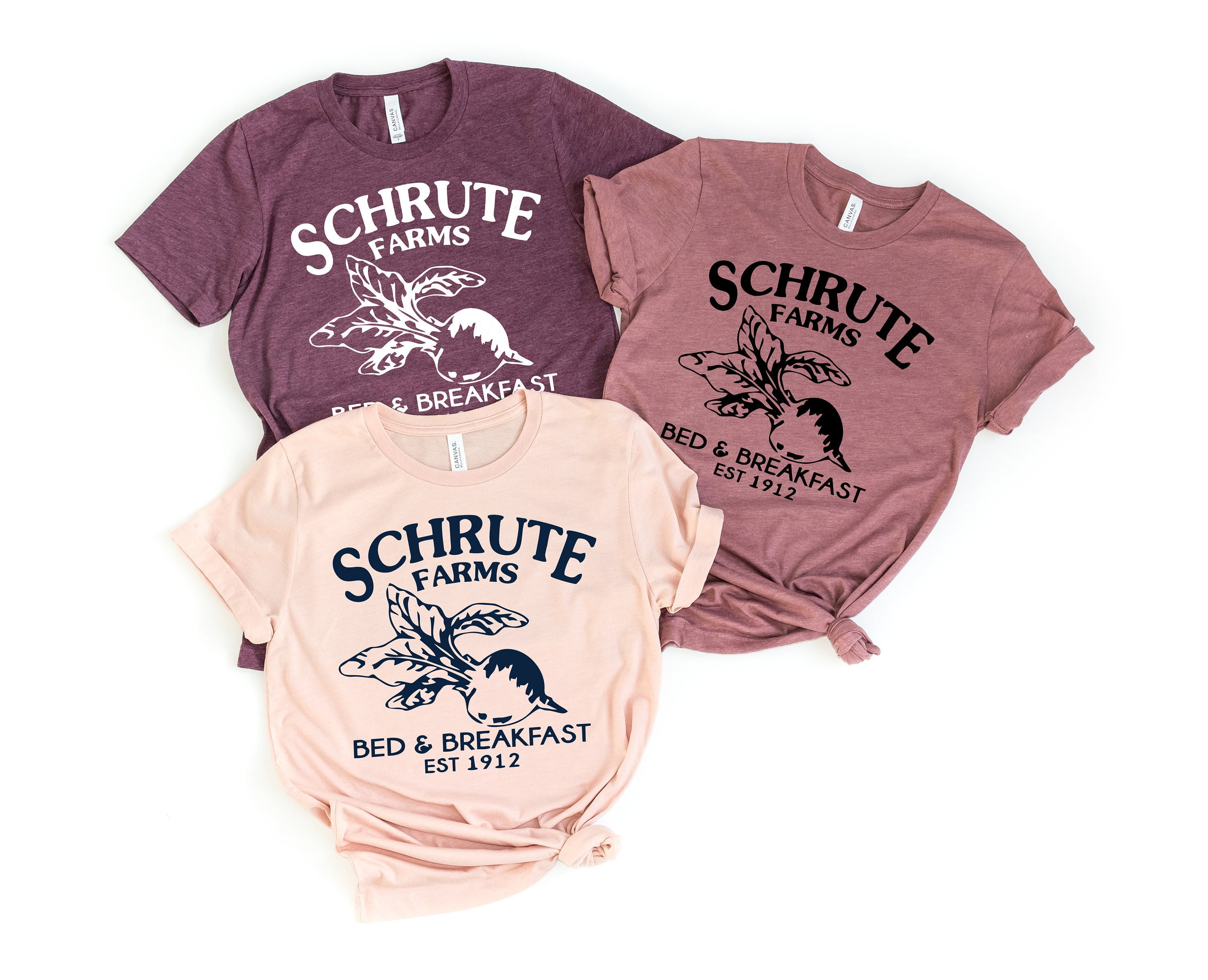 Schrute Farm,Unisex tshirt,Scronton Pennsylvania est 1912,the office tv ...