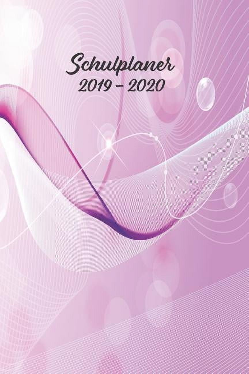 Schulplaner 2019 - 2020: Pink Abstrakt das hausaufgabenheft 2019 - 2020 ...