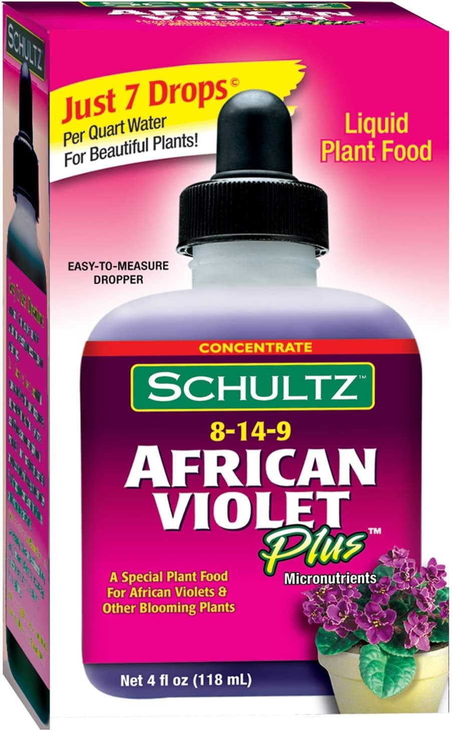 Schultz Blooming Fertilizer - African Violet Plus Indoor Plant Food 8 ...