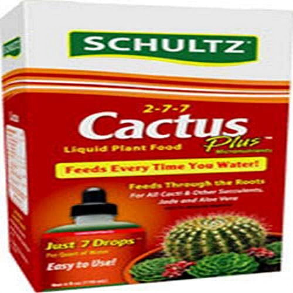 Schultz Cactus Plus Liquid Plant Food 2-7-7, 4 oz - SPF44300 - Walmart.com
