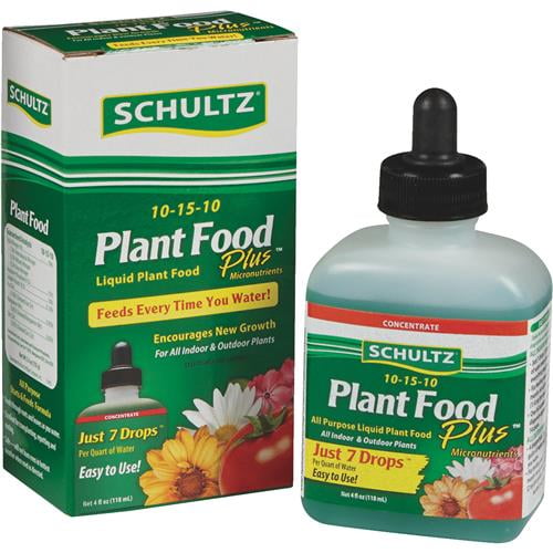 Schultz Liquid Plant Food Plus 8OZ AP LQD, Each - Walmart.com
