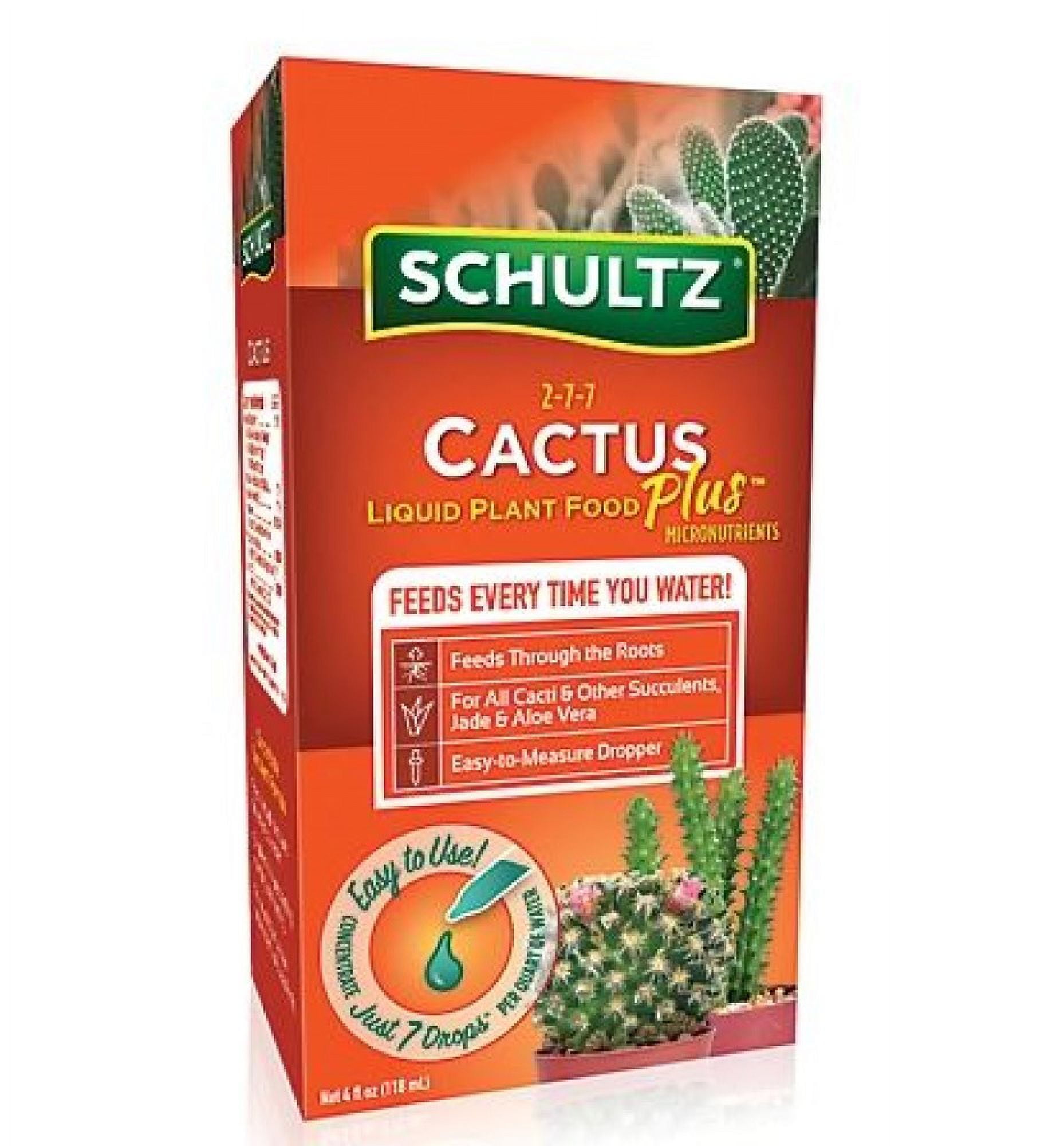 Schultz SPF44300 All-Season 2-7-7 Cactus Liquid Plant Food Plus, 4 oz ...
