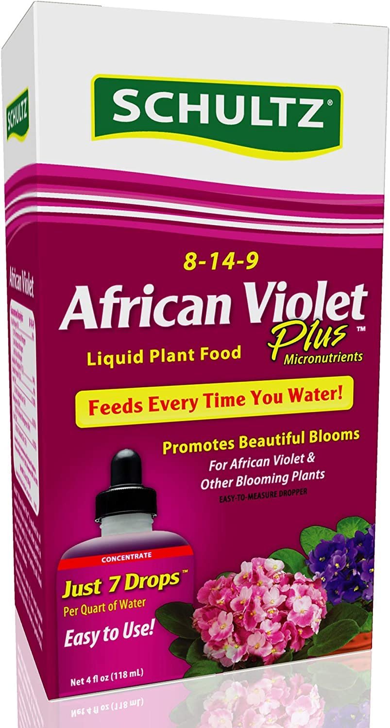 Schultz SPF44900 African Violet Plus Liquid Plant Food 8-14-9, 4 oz - 3 ...