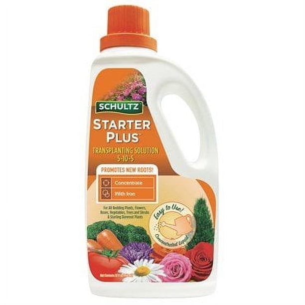 Schultz Starter Plus Bedding Plants Transplanting Fertilizer, 32 oz ...