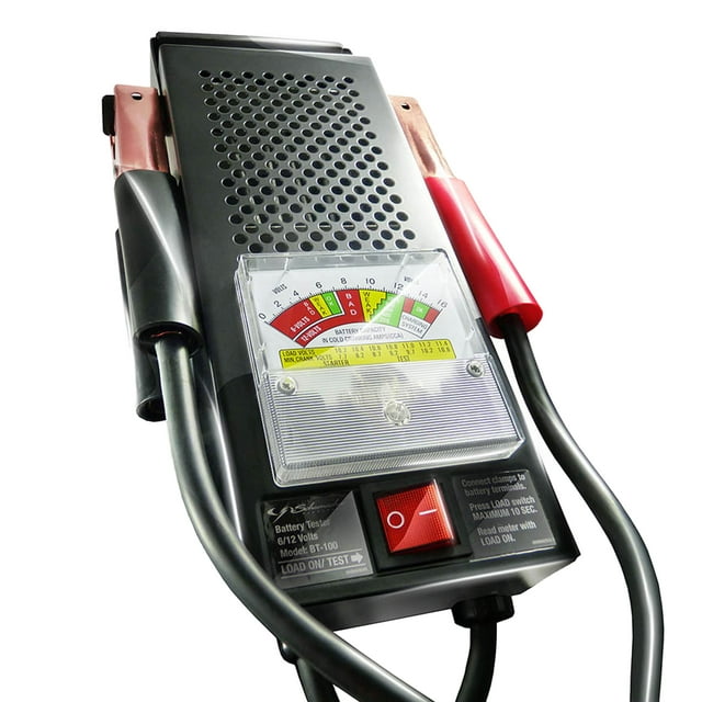 Schumacher BT-100 100A 6 Volt, 12 Volt Battery Load Tester and ...