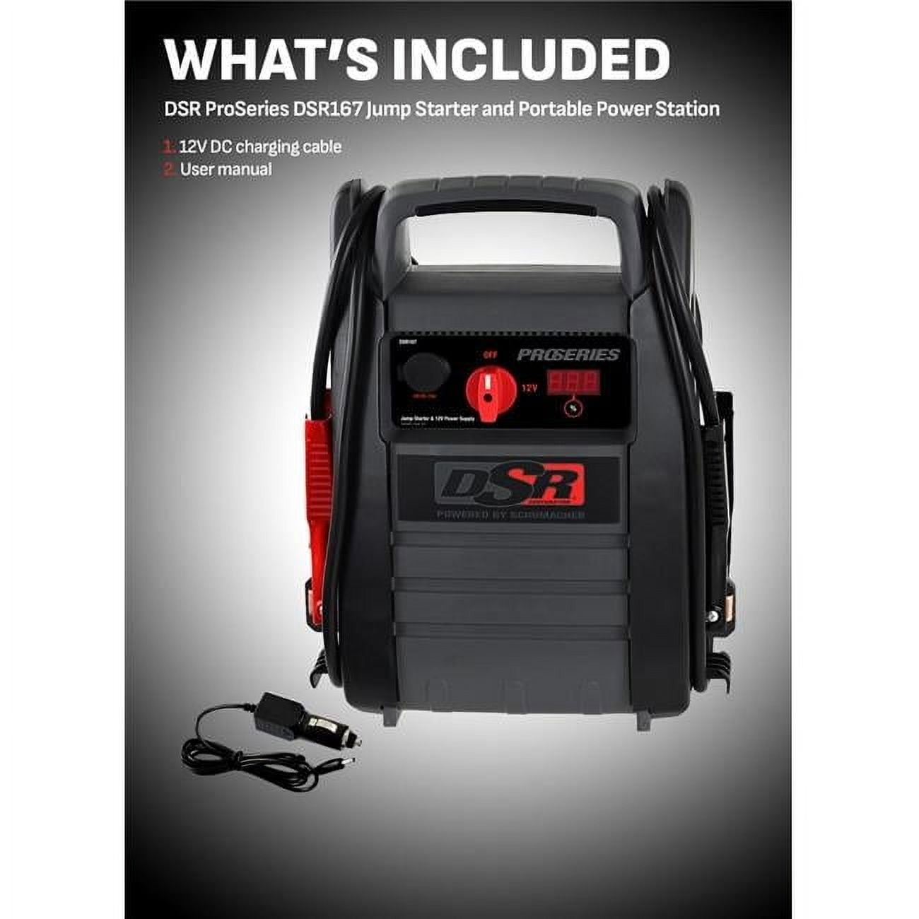 Schumacher Electric SCDSR167 12V 2250A Peak Jump Starter & Portable ...