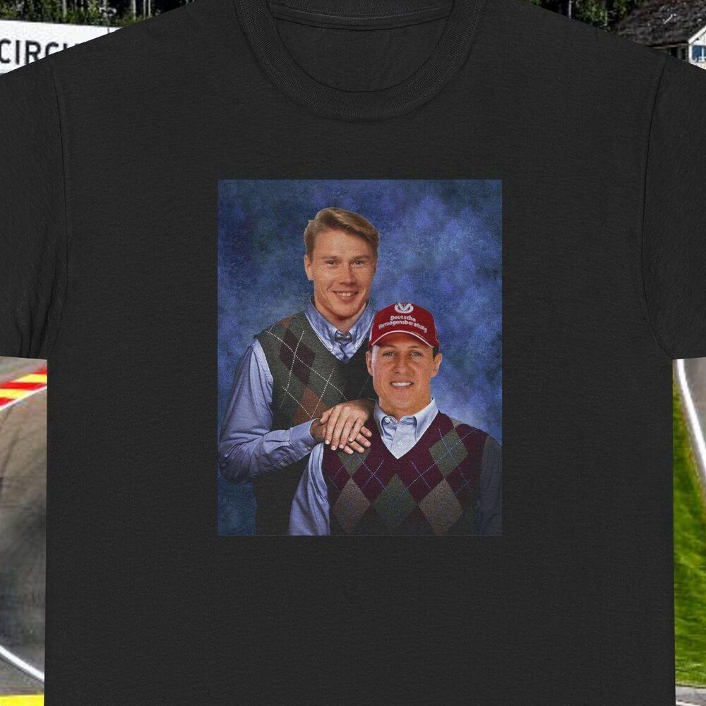 Schumacher Hakkinen Step Brothers Meme Tee, F1 Scuderia Ferrari, Funny ...